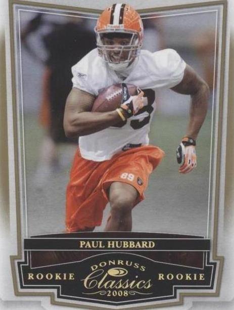 2008 Donruss Classics - Rookie Paul Hubbard #246 Timeless Tributes Gold ...