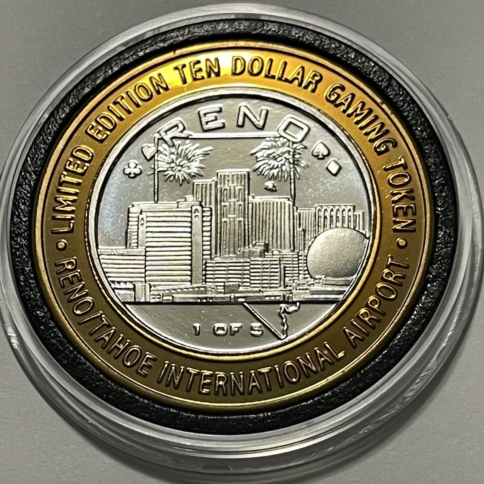 Reno Tahoe Nevada Gaming Token .999 Fine Silver Round Medal Coin | eBay