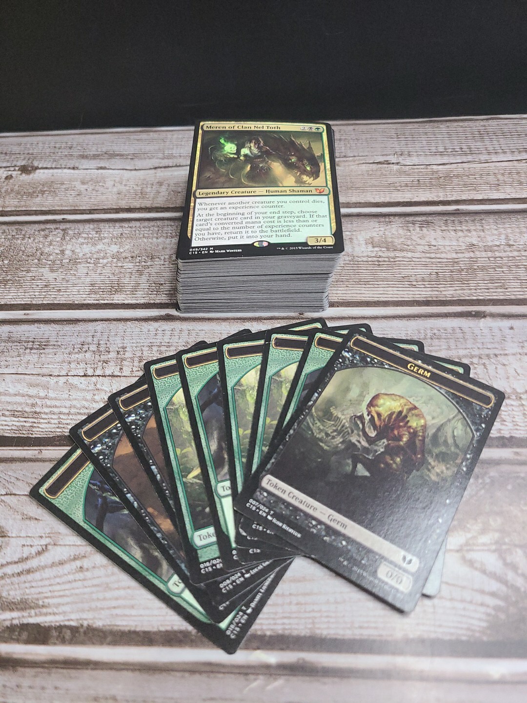 Meren Of Clan Nel Toth Plunder The Graves Precon - 97% Complete - MTG ...