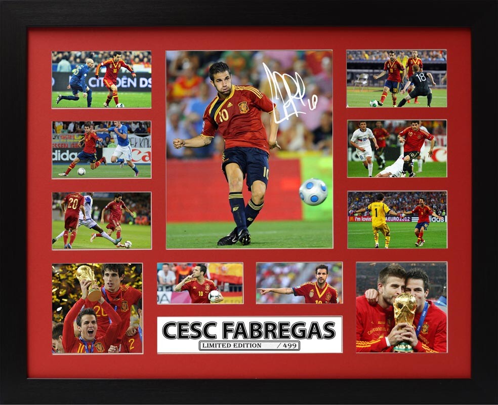 Cesc Fabregas Signed Framed Memorabilia Limited Edition V3 | eBay Australia