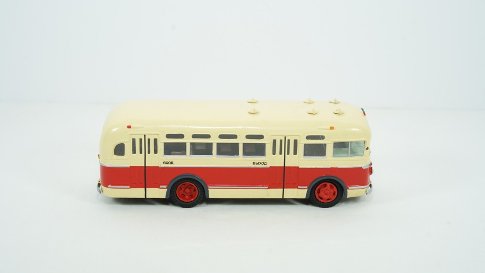 Vector-Models 1/43 Russian Metro City Red & Tan Bus No Box B52-3 | eBay