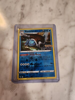 Blastoise 017/078 Pokemon GO Holo Rare Reverse Holo Pokemon Card | eBay