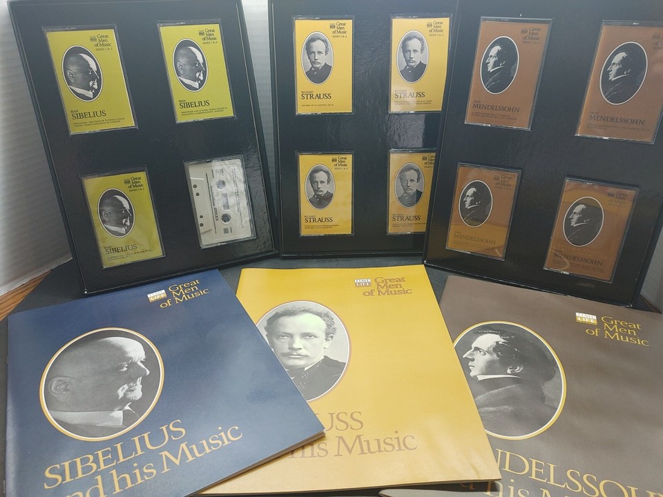 Time Life Great Men of Music Lot of 3 With Cassettes. | eBay