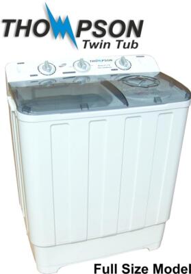 Thompson Twin Tub Washing Machine FULL SIZE X11-1-B BRAND NEW | eBay