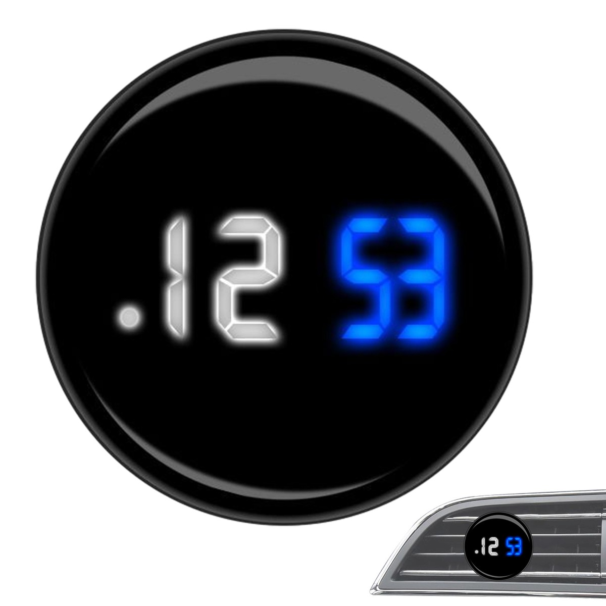 Waterproof Stick On Clock Mini Motorcycle Digital Clock Waterproof