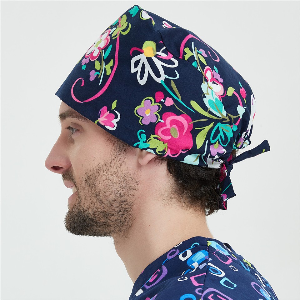 Medical Cap Doctor Surgical Hat Work Scrub Clean Nurse Head Cover ...