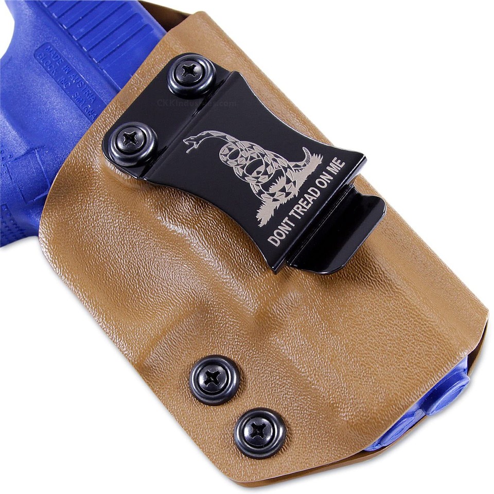 KYDEX Belt Clip (Metal Flush Mount Design) - Multiple Engraving Options ...