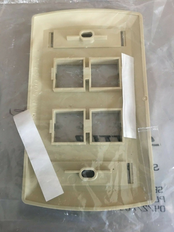 SUTTLE SpeedStar 4-Port Textured Ivory Faceplate SE-STAR500S4-52 | eBay