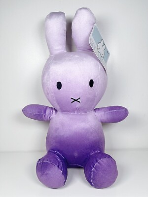 Colour Your World with Miffy Licensed Miffy Bunny Plush 35cm Purple ...