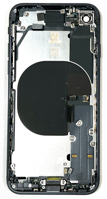 Apple iPhone SE 2nd Generation 4.7" Black Rear Back Case Glass Frame ...