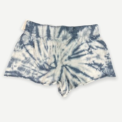 Grayson Threads Sleepwear Blue Tie Dye Pull On Shorts Size Medium New ...