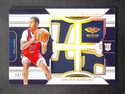2023-24 National Treasures Jordan Hawkins RC Rookie Triple Patch 24/25 ...