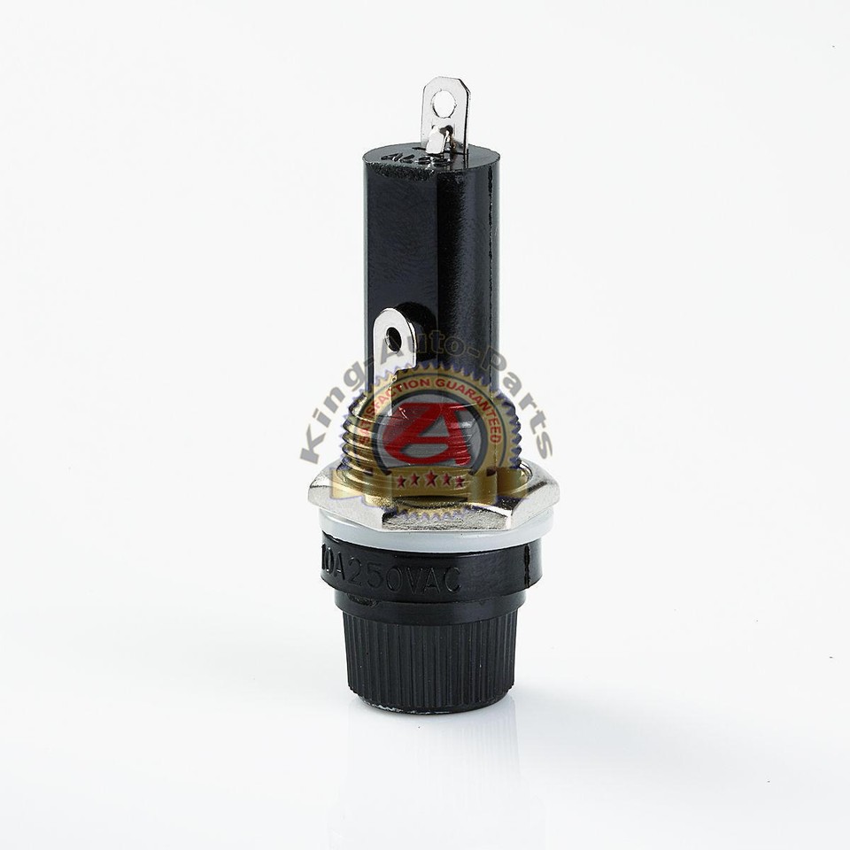 10pcs Fuse Holder Panel Mount for US (AGC) fuses 1/4" * 1.25" 15A ...