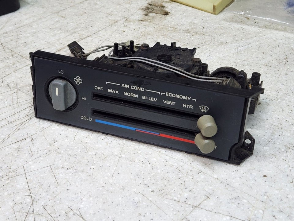 91 Firebird Trans Am AC HEATER CONTROL Hvac ASSEMBLY Climate 85 92 GM ...