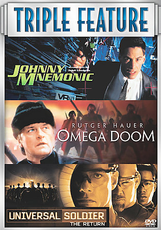 Omega Doom/Johnny Mnemonic/Universal Soldier: The Return (DVD, 2008, 3 ...