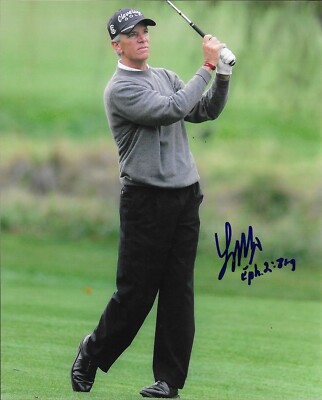 Larry Mize Signed 8x10 Golf Photo | eBay