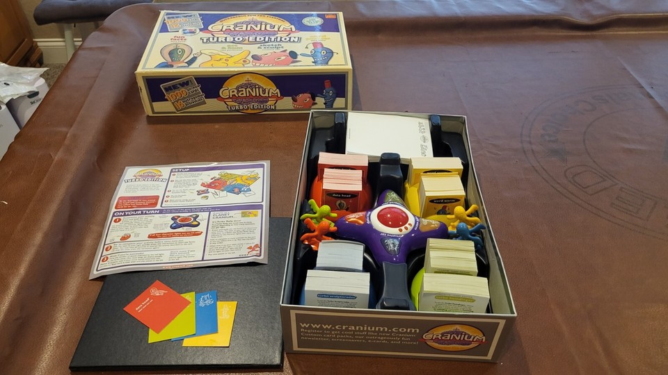 Cranium Turbo Edition 2004 Board Game Complete ITEMS - CLAY NEEDS ...