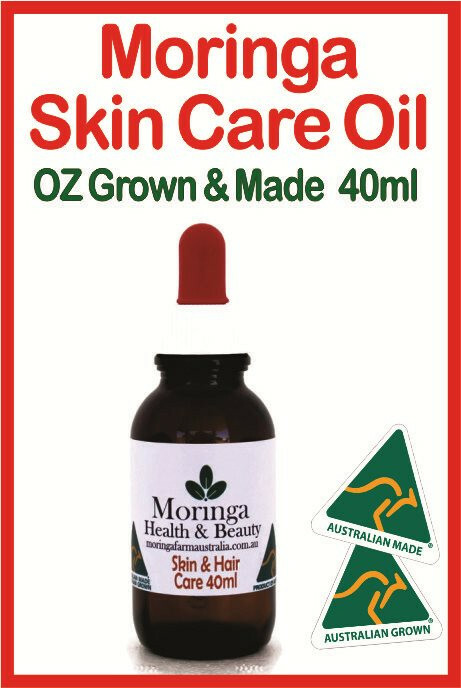 MORINGA SKIN CARE COLD COMPRESSED OIL - 90ml Certified Australian Grown ...
