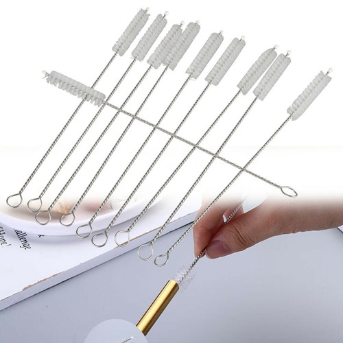 Nylon Straw Cleaners Cleaning Brush Drinking Pipe Cleaners Stainless ...