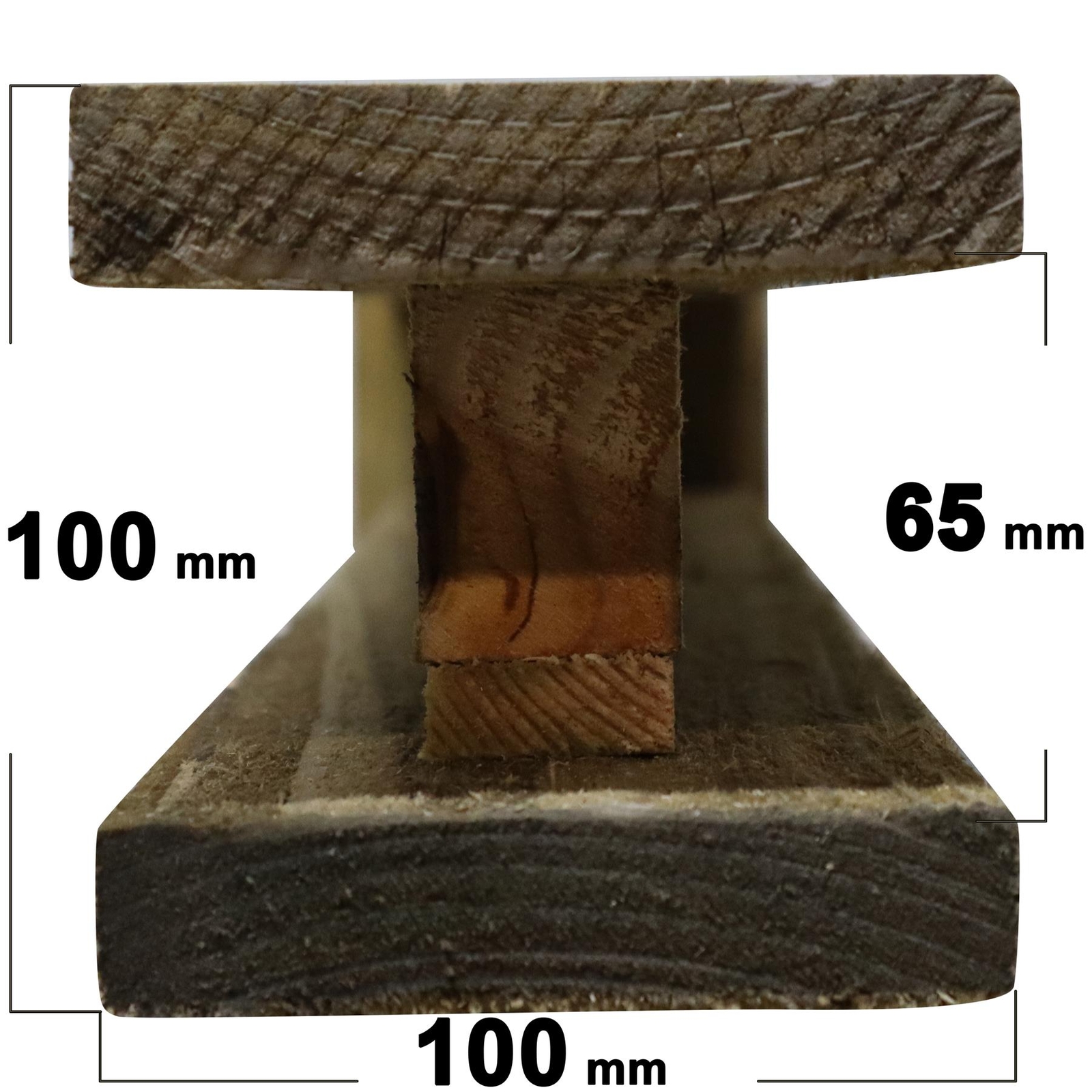 Premier Garden Supplies Concrete Post Extender Height 3ft 90cm (W.100 x ...