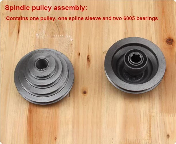 16MM Bench Drill Press Spindle Pulley Assembly 28 Inner Hole Four-layer ...