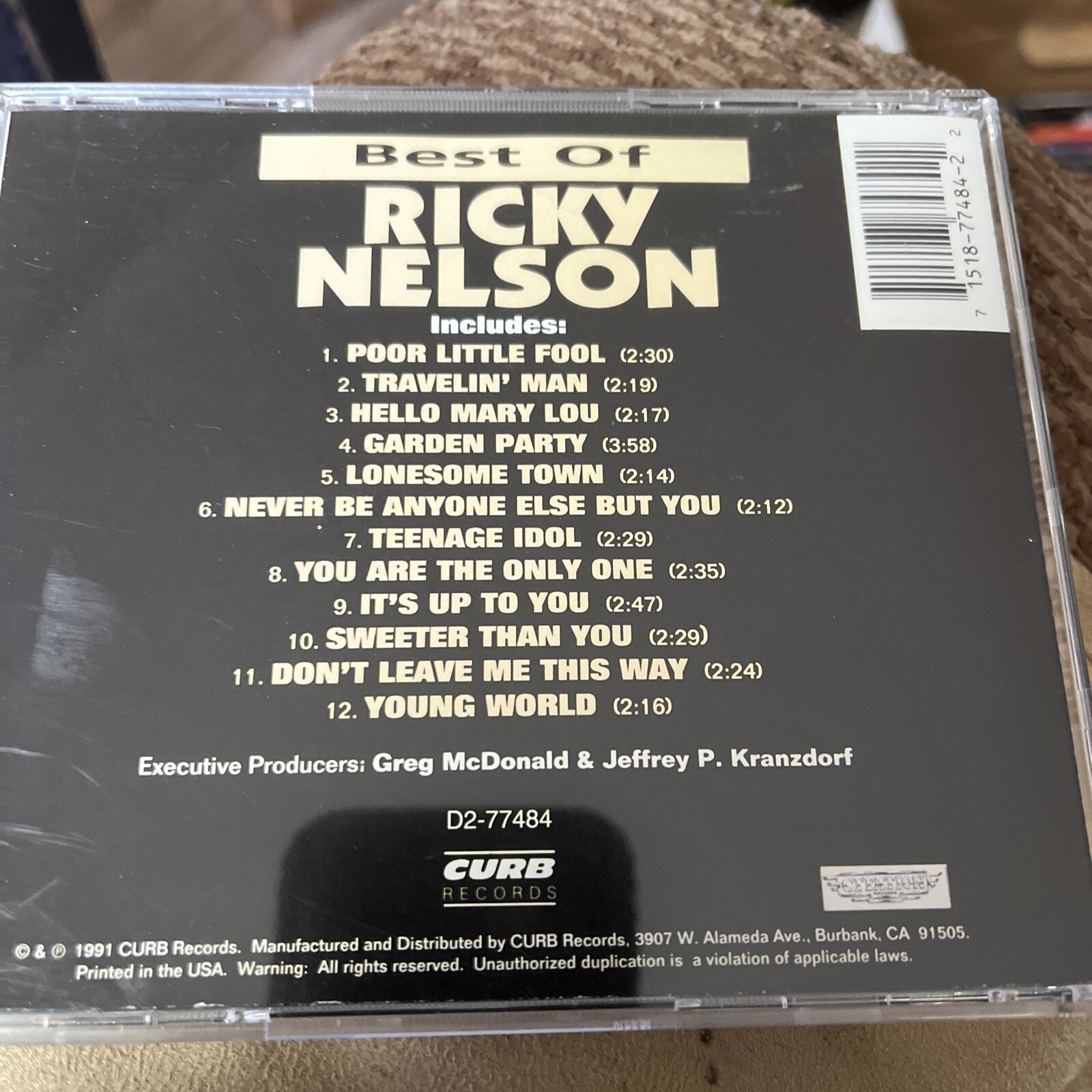 Best of Ricky Nelson (CD) 715187748422| eBay