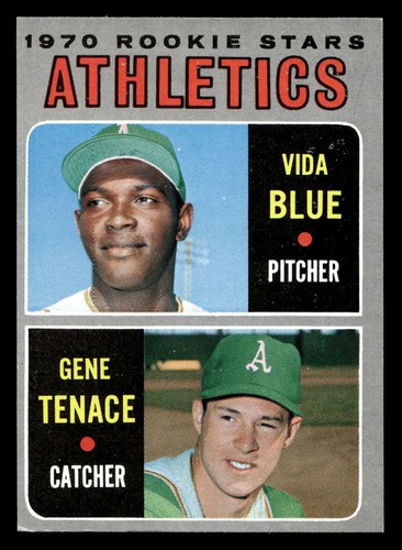 1970 Topps #21 Vida Blue/Gene Tenace Athletics Rookies Near Mint RC ...