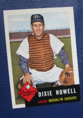 1991 Topps Dixie Howell '53 baseball archives (Brooklyn Dodgers) #255 ...