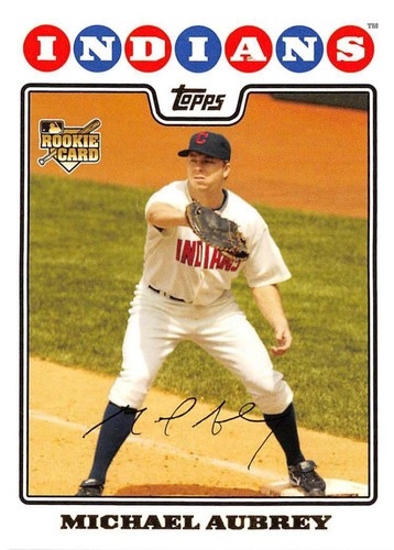 2008 Topps Update Gold Foil #UH141 Michael Aubrey Indians | eBay