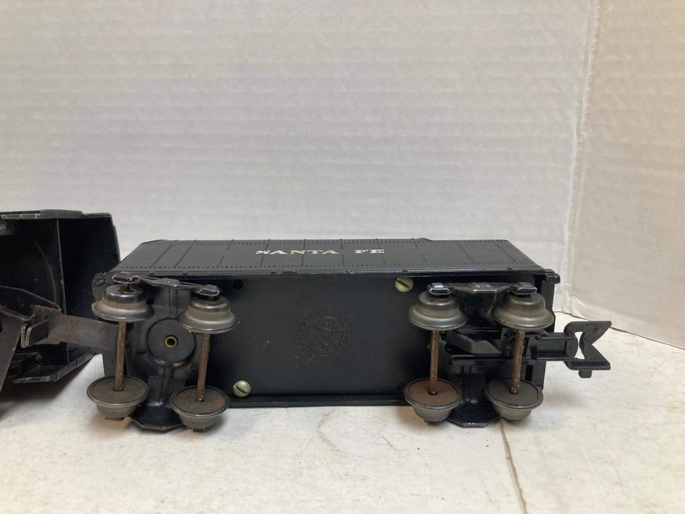 Marx 666 2-4-2 steam locomotive with Santa Fe tender O Gauge Postwar | eBay