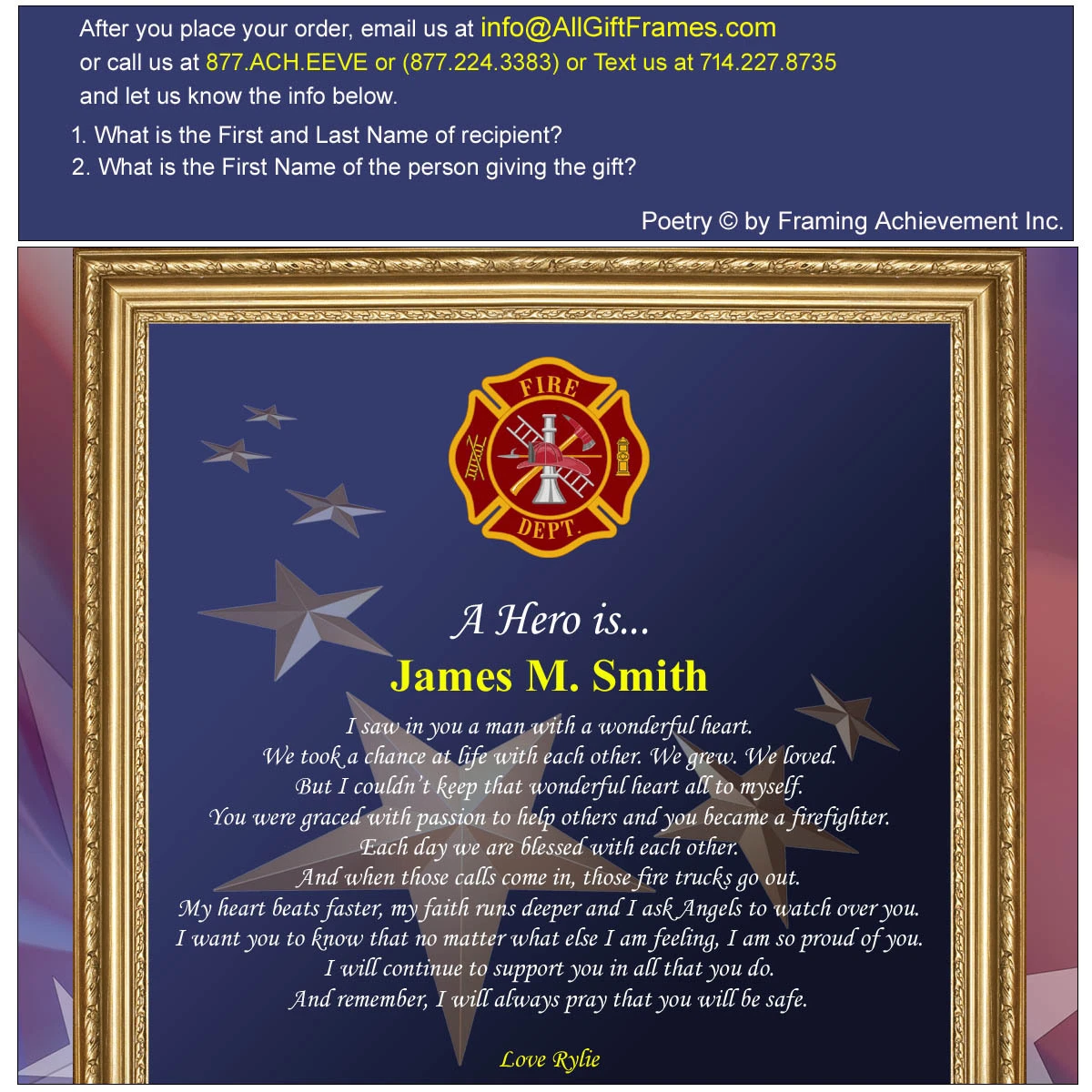Firefighter Love Poems