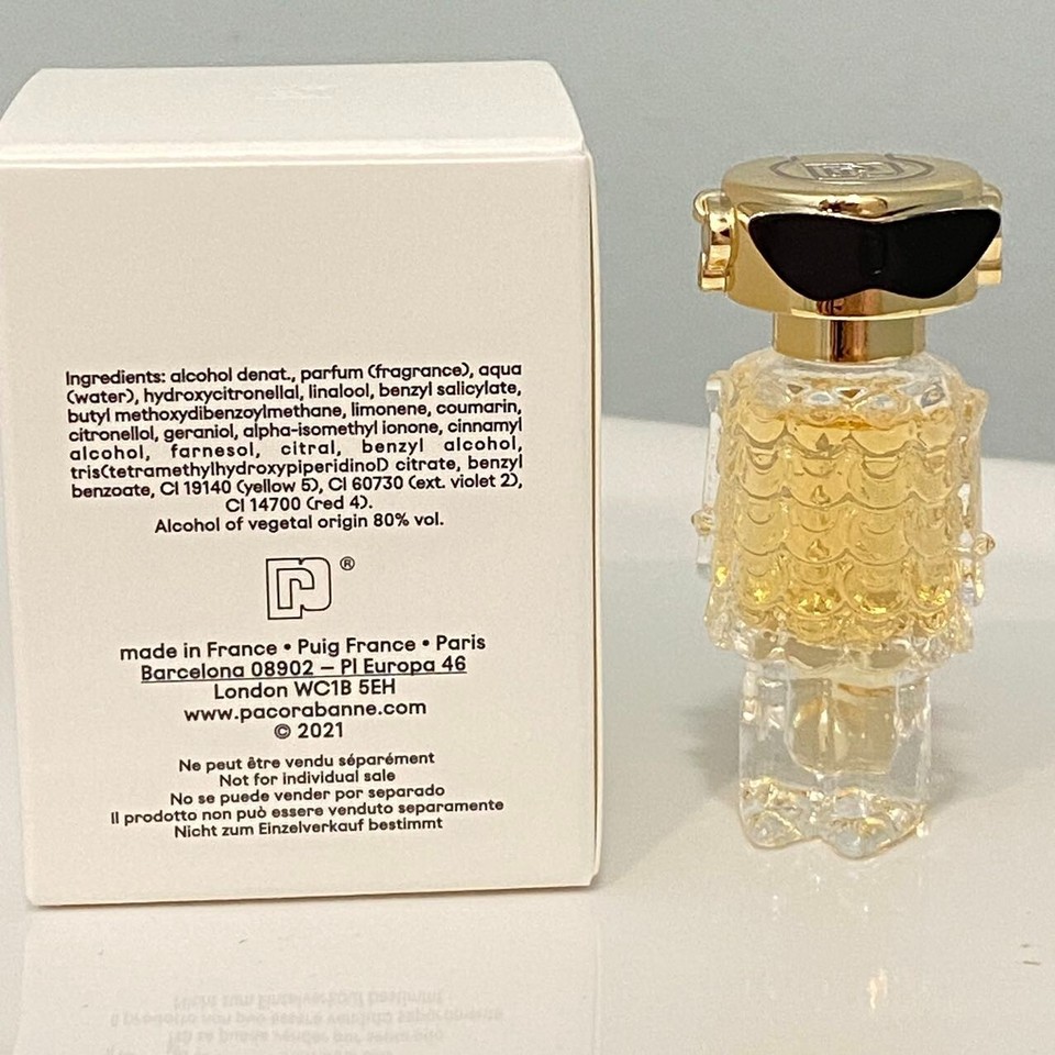 New in box PACO RABANNE Fame Eau de Parfum for women splash mini 0.14oz ...