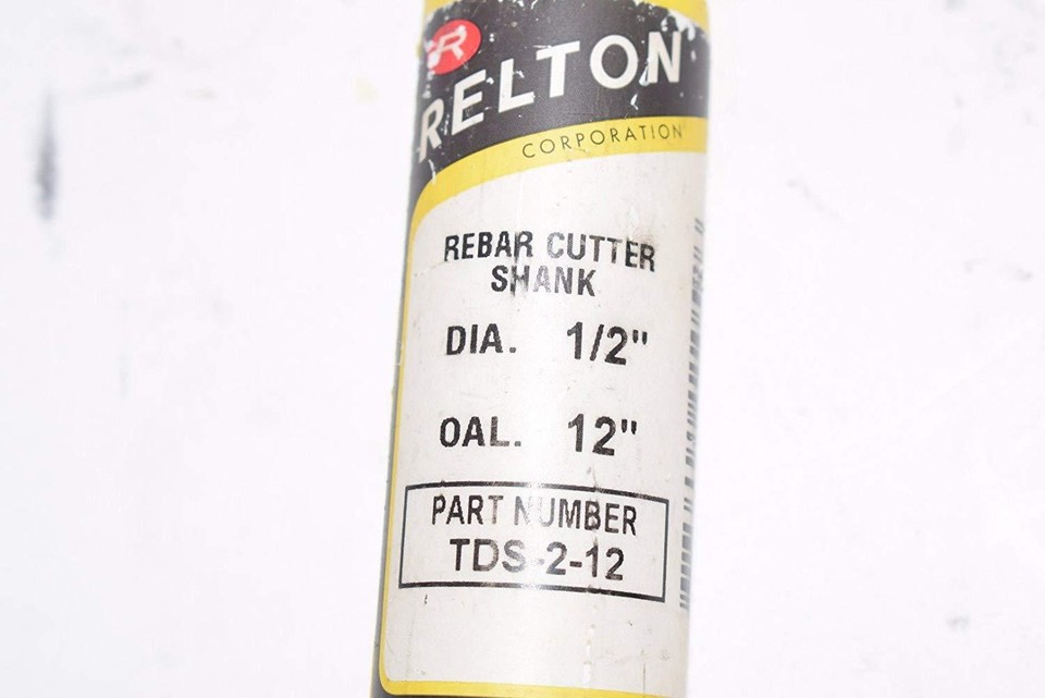 Relton Rotary Rebar Cutter Shank 1/2" x OAL.12" TDS-2-12 | eBay