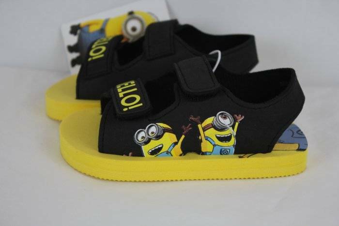 Toddler Boys Minion Shoes Small 5 - 6 Sandals Despicable Me Movie ...