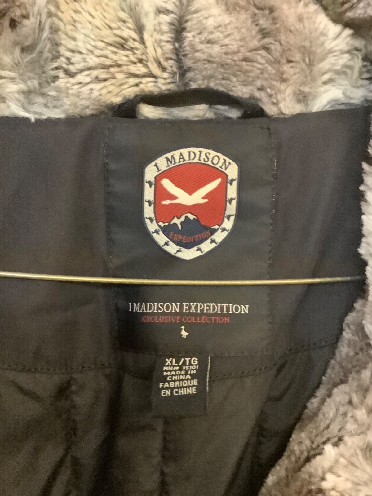 1 Madison Expedition Exclusive Collection Black Parka Size Large-great ...
