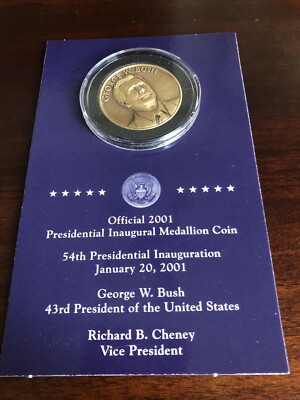 Official 2001 Presidential Inaugural Medallion Coin | eBay