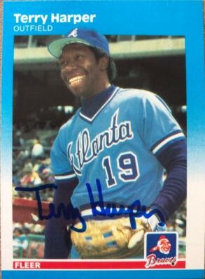 Terry Harper Autographed 1987 Fleer #517 | eBay