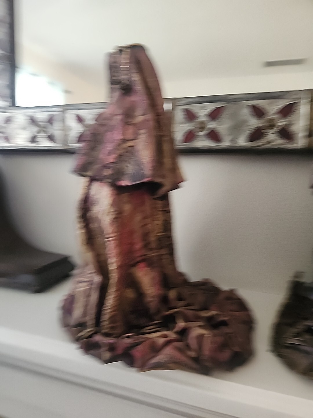 Large vintage Fabric Paper Mache Christmas Nativity Three Wise Men 3 ...