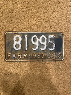 vintage 1963 license plates | eBay
