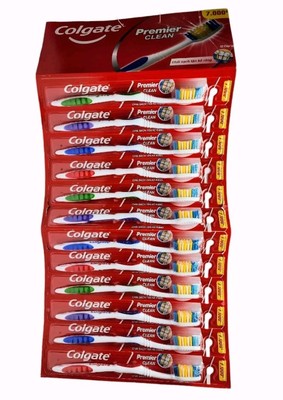 12-pk Colgate Toothbrush Medium Hard Full Head Extra Clean Wholesale ...