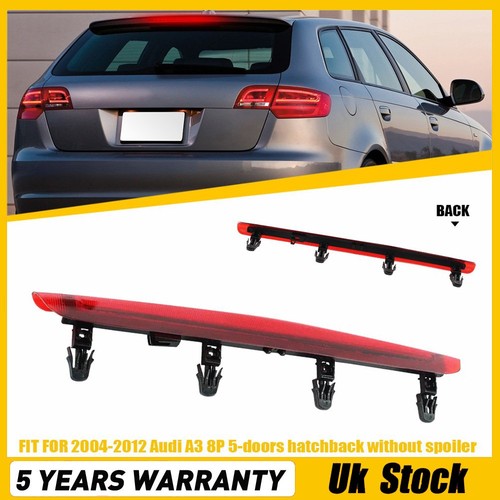 Red Lens LED Third Rear High Level Brake Light For 2004-12 Audi A3 8P ...
