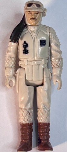 Vintage STAR WARS Hoth Rebel Commander Figure Kenner 1980 Loose Action ...