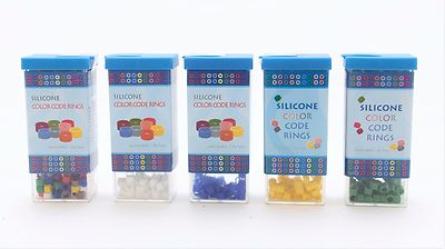 Dental Hygienist Silicone Color Code Instrument Rings Autoclavable Dry ...