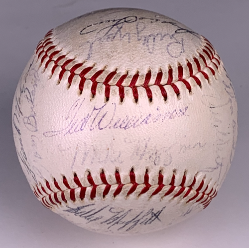 1960 Boston Red Sox Ted Williams Team Autographed Signed Baseball AMCo ...