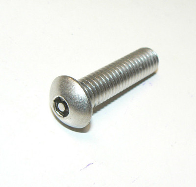 3/8"-16 X 1 1/2" Button Head Socket-Pin Security S/S Machine Screws - 5 ...
