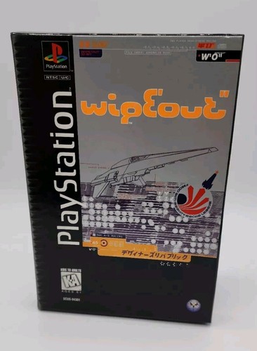 Wipeout PlayStation 1 PS1 Long Box Complete CIB w/ Manual ...