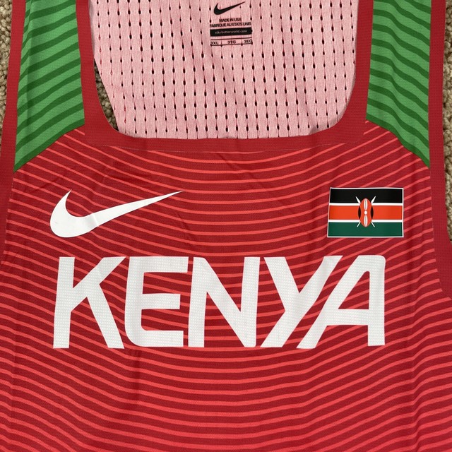 Sz 3XL Men’s Nike Team Kenya Olympic Running Singlet Kipchoge 800345 ...