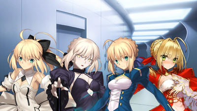 Anime Girls Fate Series Fate Stay Night Fate Stay Gaming Mat Desk 40799 ...