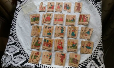 1930s Antique Card Game Old Maid by Russell Games Youth Toy 43 Cards | eBay