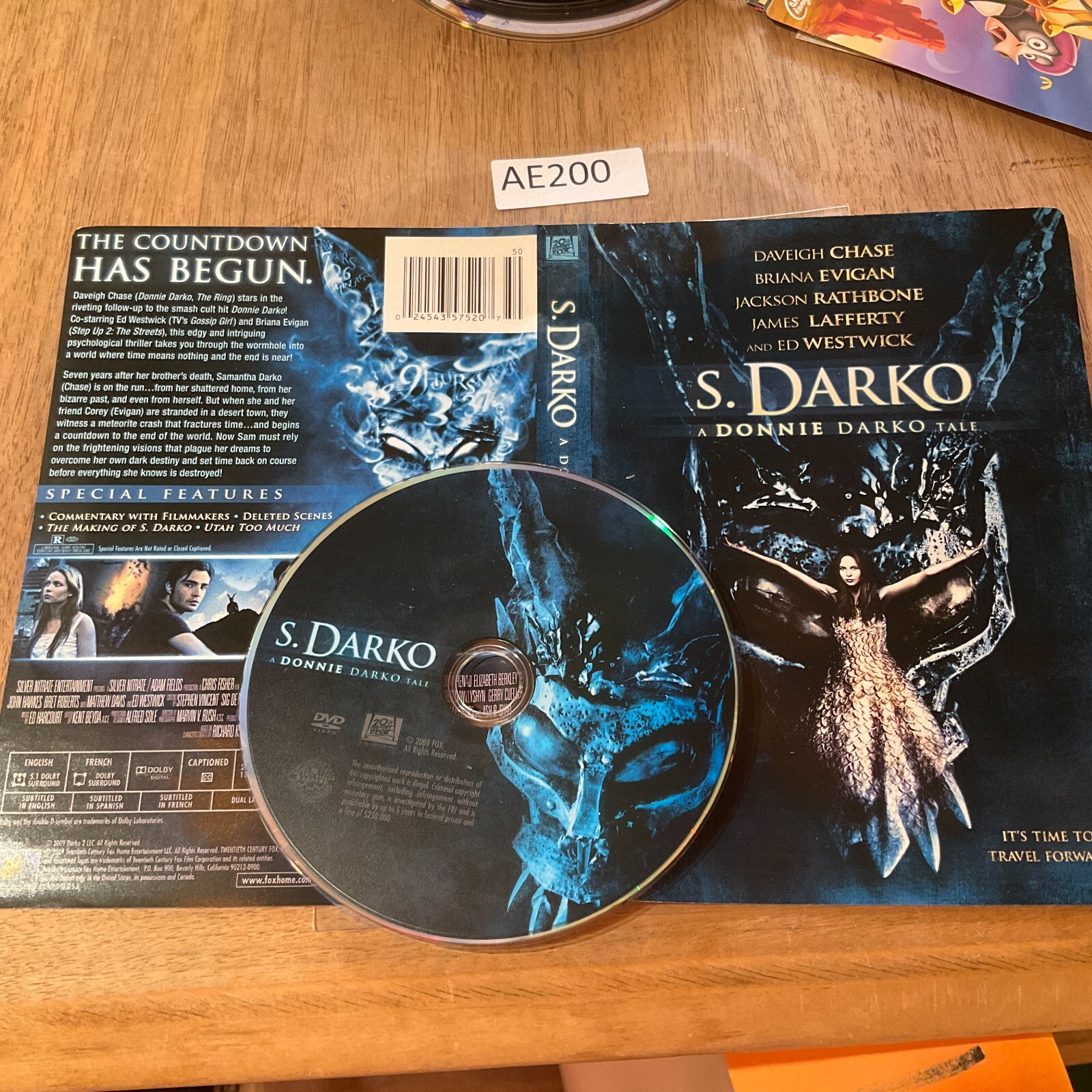 S. Darko A Donnie Darko Tale (DVD) No Case No Tracking #AE200 | eBay